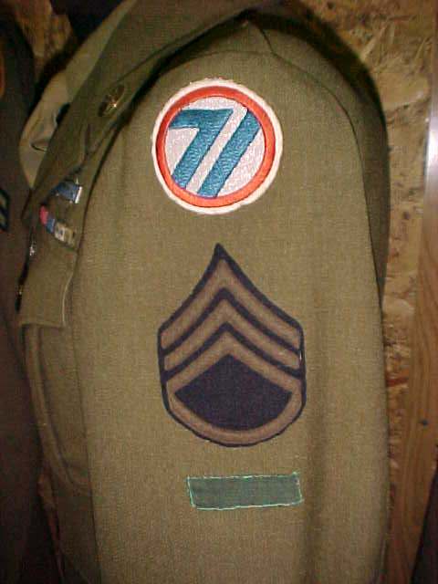 Post your 71st Divison Uniforms! - UNIFORMS - U.S. Militaria Forum