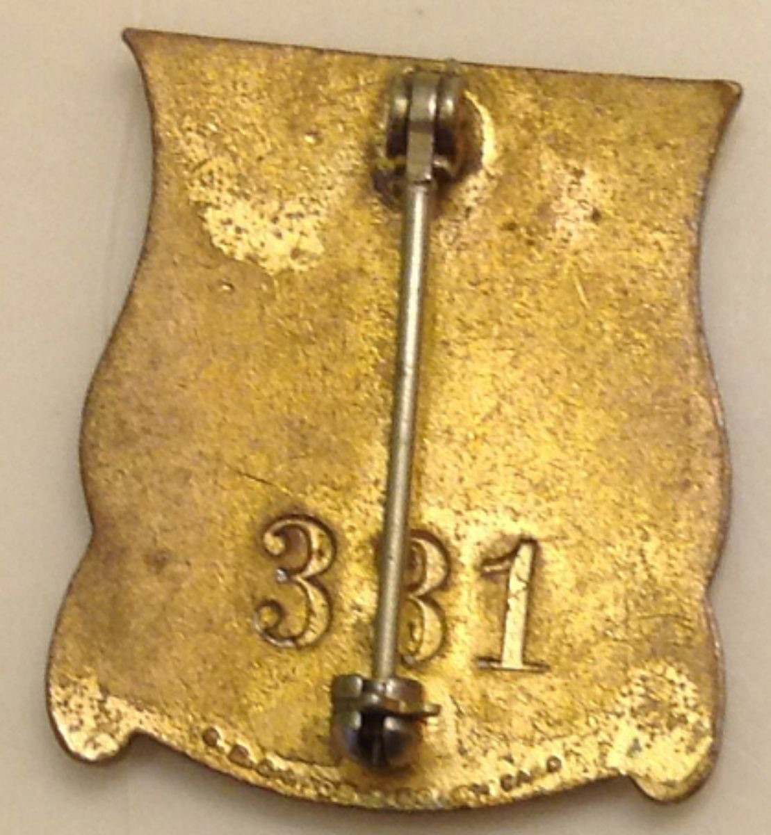 122nd ILL FA Btry D set of brass - DISTINCTIVE UNIT INSIGNIA / UNIT ...