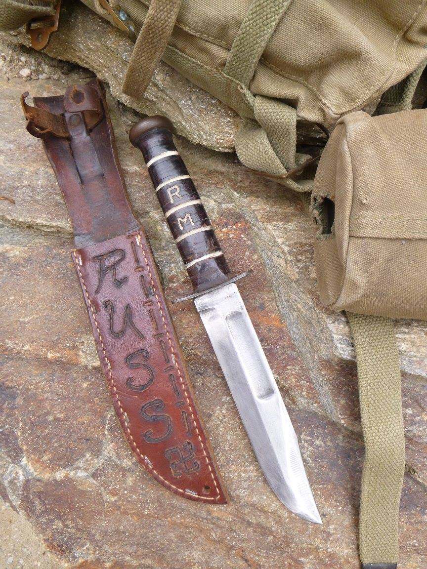 Ka-Bar ID-ed to a Marine or Sailor? - EDGED WEAPONS - U.S. Militaria Forum