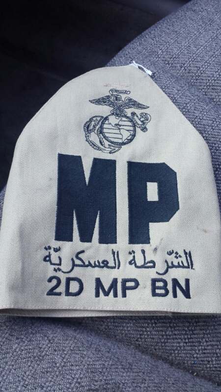USMC 2D MP BN brassard with Arabic writing - UNIFORMS - U.S. Militaria ...