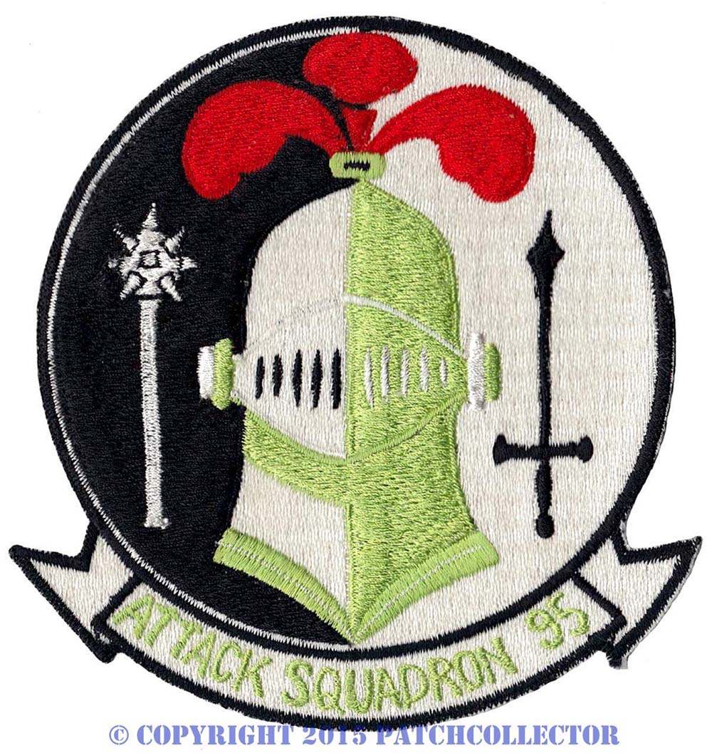 A theatre made Attack Squadron 95 (VA-95) "Skyknights" patch - NAVY ...
