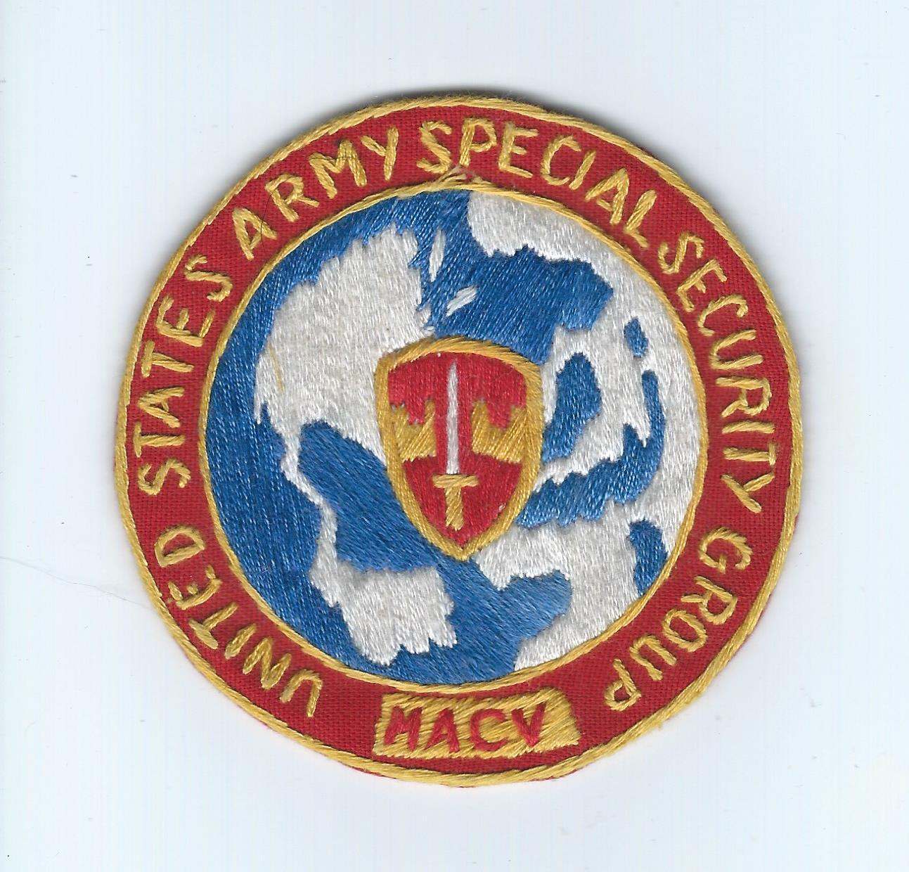 A US Army MACV Special Security Group patch(SSG) - ARMY AND USAAF - U.S ...