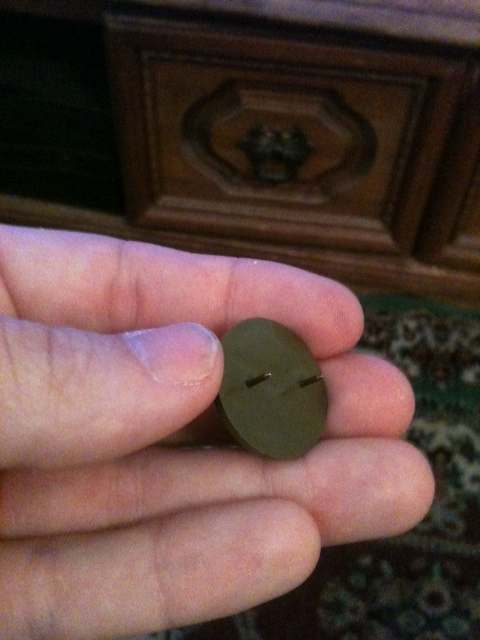 OD Plastic Cavalry Collar Disc - BRANCH OF SERVICE COLLAR BRASS - U.S ...