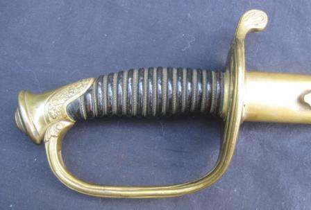 USMC 1850 Civil War Officer's Sword, Regulations of 1859 - EDGED ...