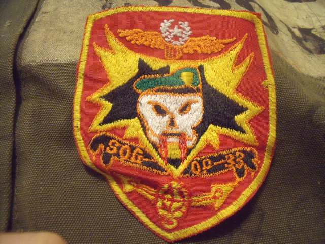 MACV SOG OP-33 Black Psyops Vietnam Patch - ARMY AND USAAF - U.S ...