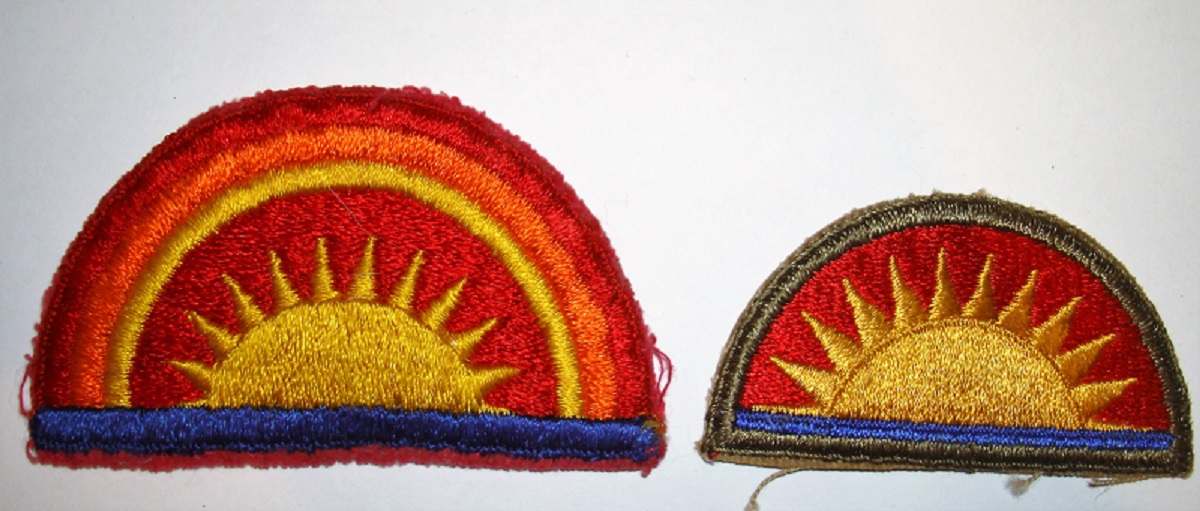 Very odd looking 41st Infantry Division patch - ARMY AND USAAF - U.S ...