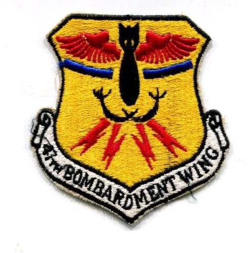 47th Bomb Wing squadron patch - - AIR FORCE (USAAF IS WITH ARMY) - U.S ...