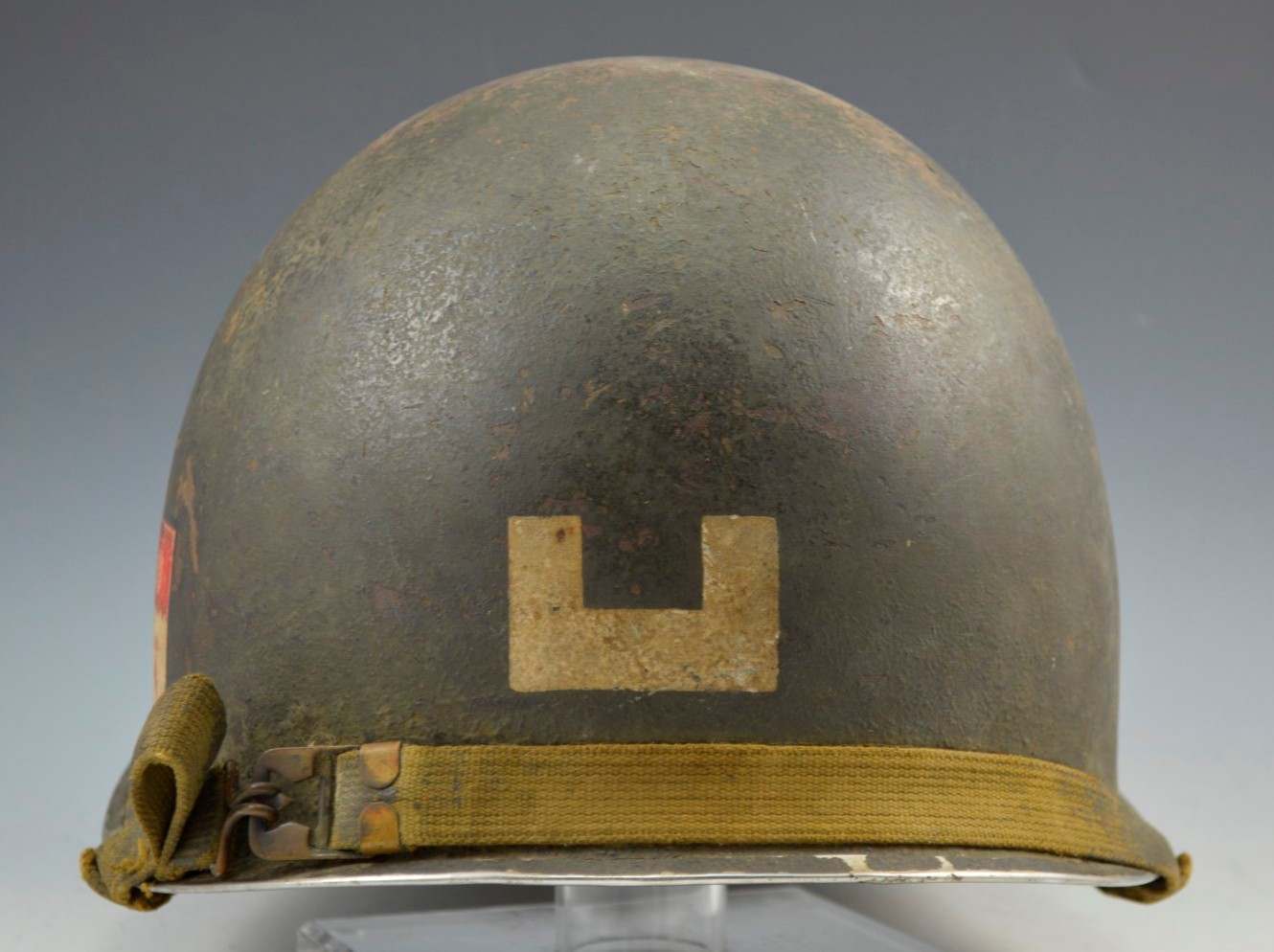 WWII Combat Engineers Captain's M1 Helmet - M-1; M-1C & M-2 HELMETS - U ...