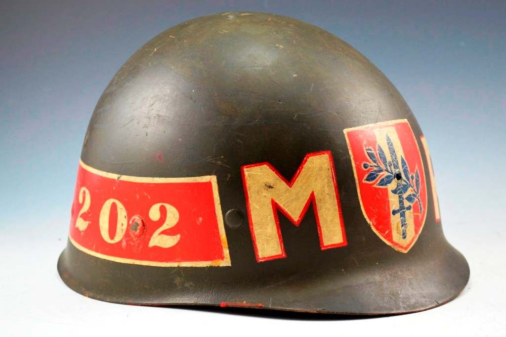 202nd MILITARY POLICE COMPANY Helmet Liner (Austria) - M-1; M-1C & M-2 ...