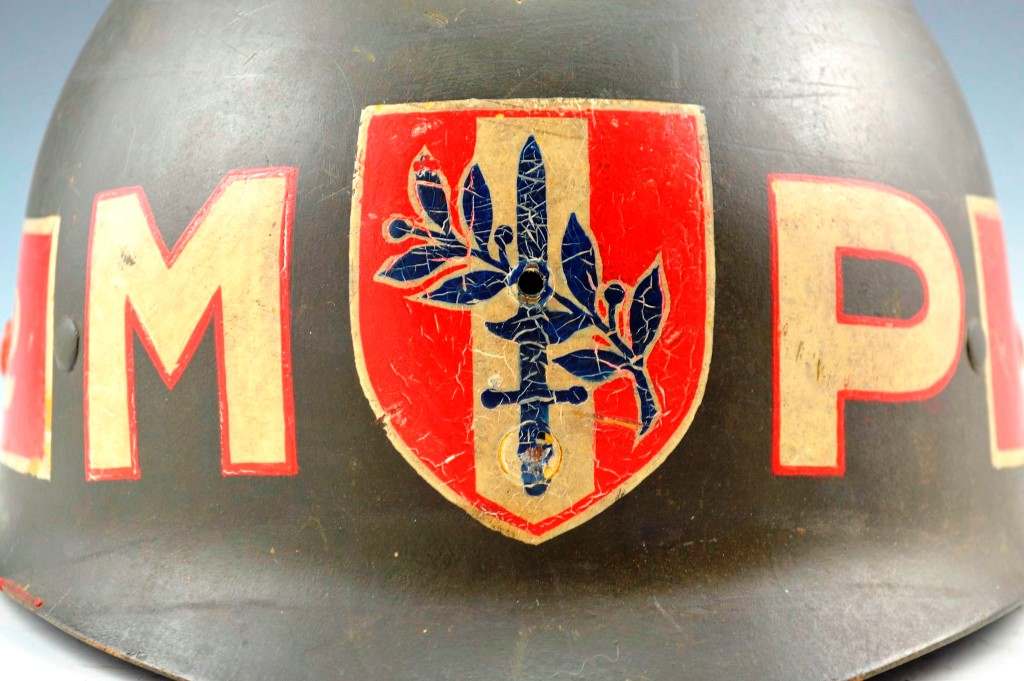 202nd MILITARY POLICE COMPANY Helmet Liner (Austria) - M-1; M-1C & M-2 ...