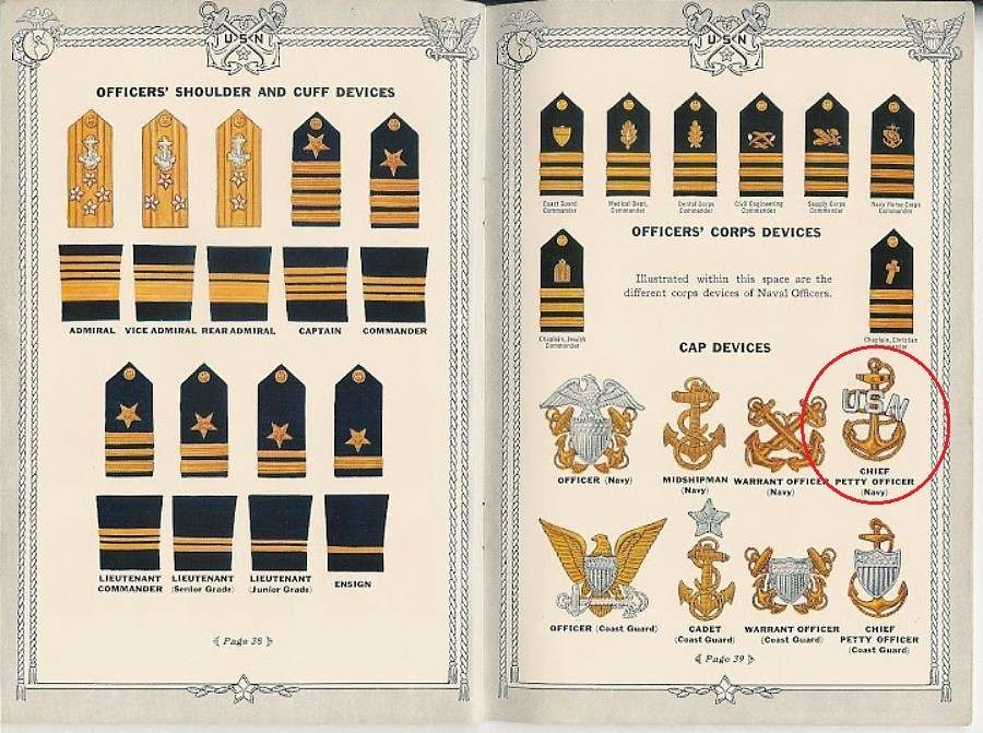Chief Petty Officer Combination Cover Anchor Collectors - Page 8 - NAVY ...