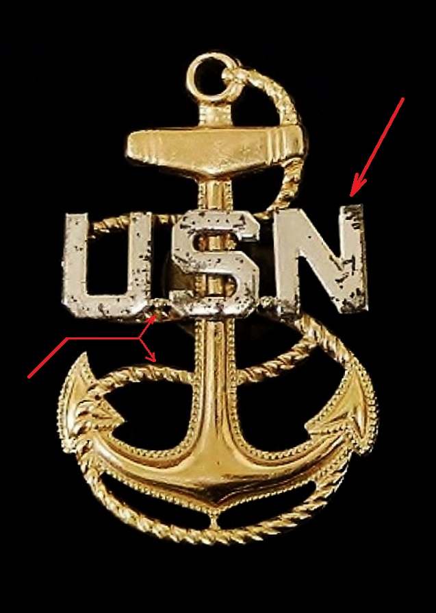 Chief Petty Officer Combination Cover Anchor Collectors - Page 8 - NAVY ...