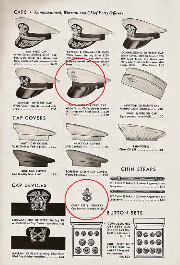 Chief Petty Officer Combination Cover Anchor Collectors - Page 8 - NAVY ...