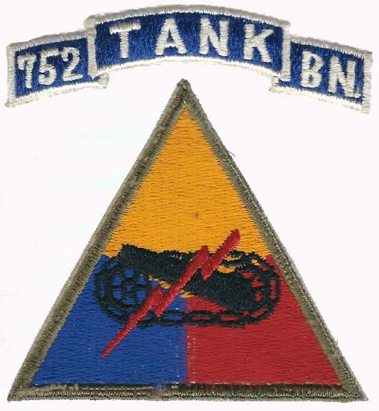 752nd Tank Bn w/ Japanese made scroll - ARMY AND USAAF - U.S. Militaria ...