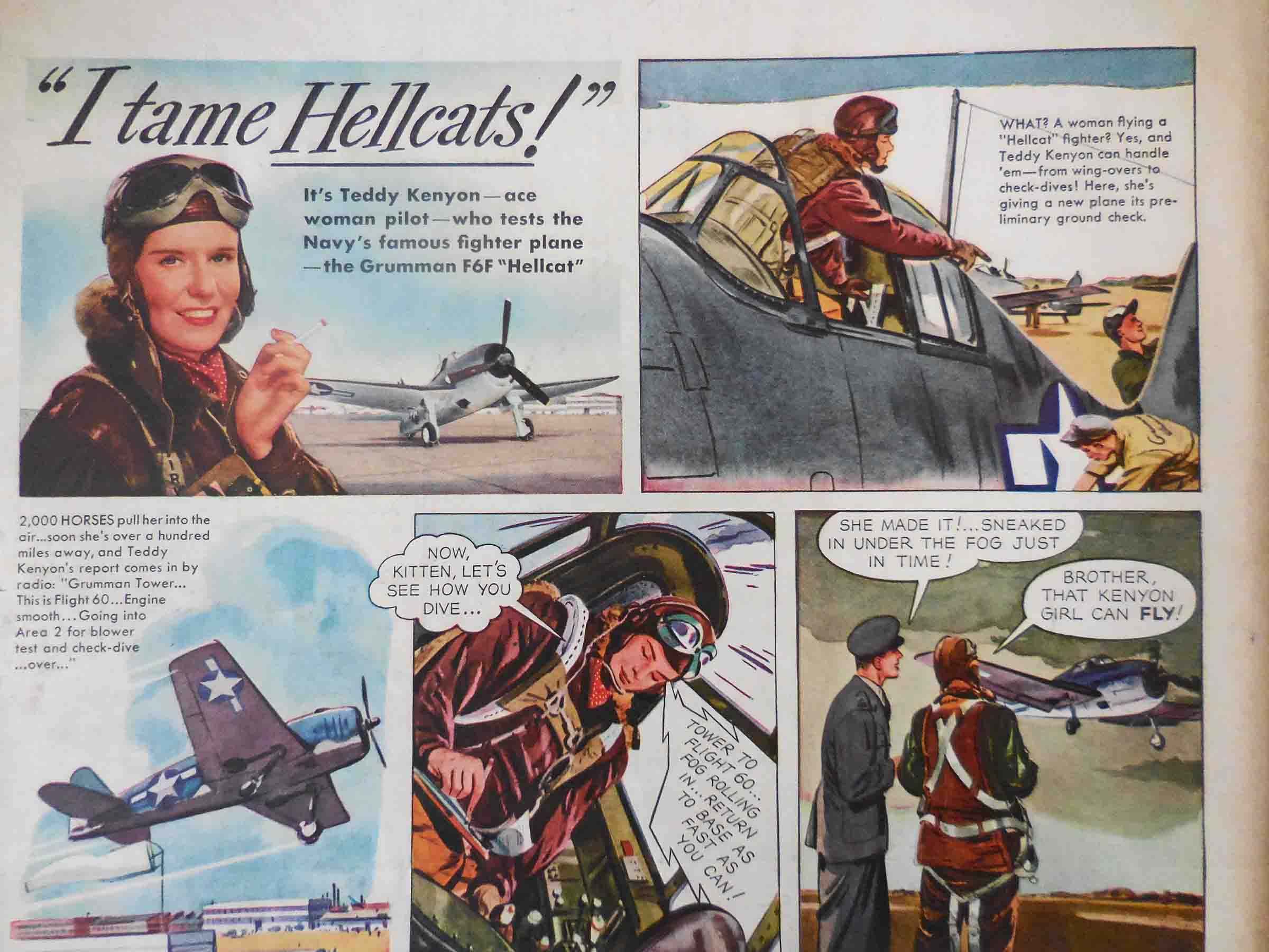 Female Test Pilot Ad from 1944 - WOMEN'S SERVICES - U.S. Militaria Forum