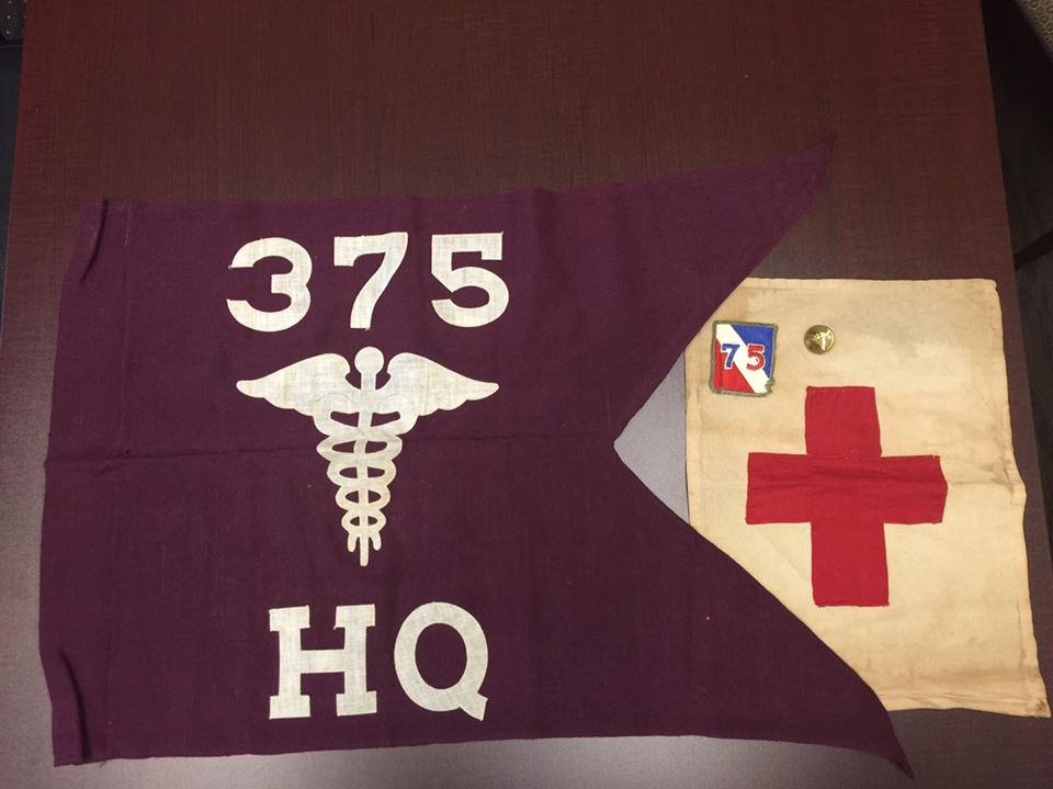 375th Medical Battalion Guidon, HQ Company - BASE/BIVOUAC/CAMP/DEPOT ...