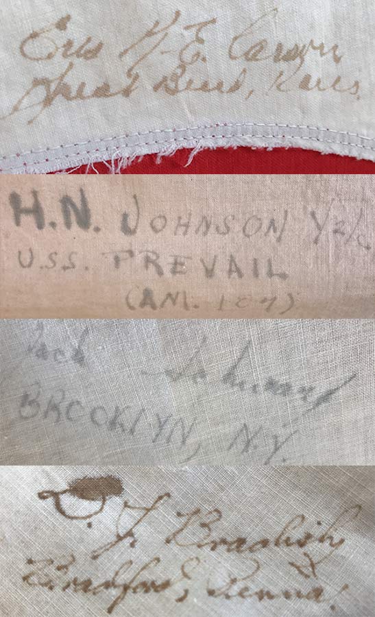 WWII Japan flag signed by USS Strive crew - SPOILS OF WAR - U.S ...