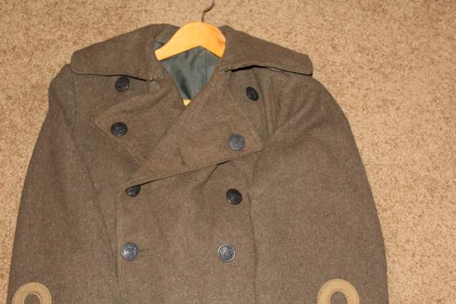 Rare USMC WWI P1912 officers great coat - (1917-1919) WORLD WAR ONE ...
