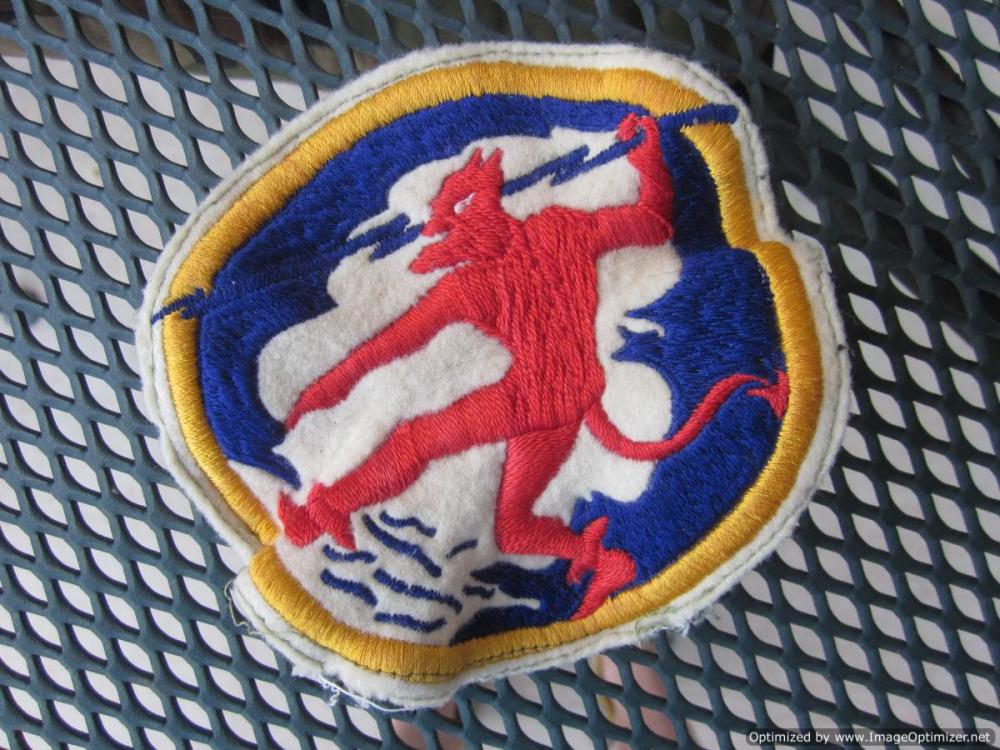 Help on a squadron patch please. - ARMY AND USAAF - U.S. Militaria Forum