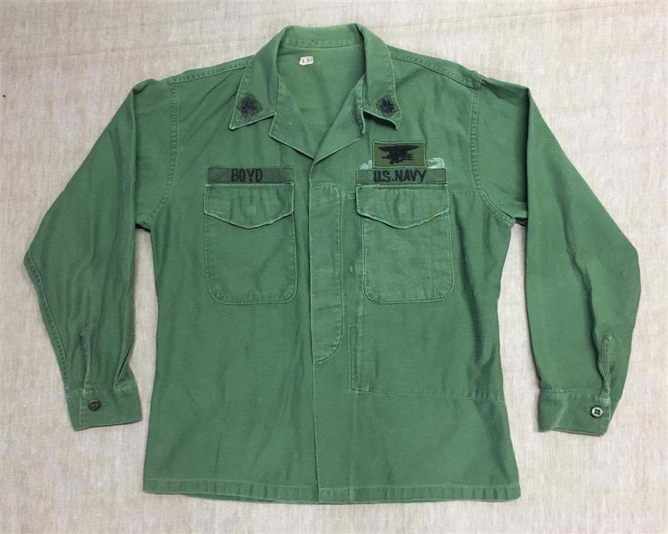 Early Navy UDT - SEAL Utility Shirts, ID'd - NAVAL & SEA SERVICE ...