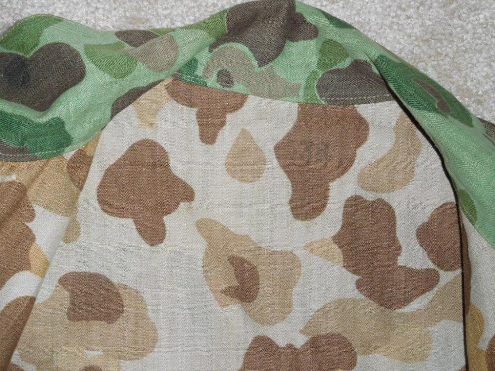 WWII Marine Corps P44 Camouflage HBT Jacket - CAMOUFLAGE UNIFORMS - U.S ...