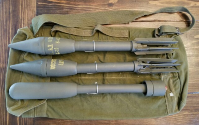 Bazooka rockets prop - REENACTING GROUPS & REPRO GEAR - U.S. Militaria ...