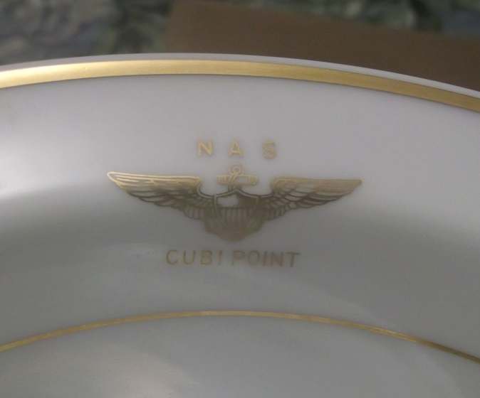 NAS Cubi Point Officers Mess large serving bowl - BASE/BIVOUAC/CAMP ...