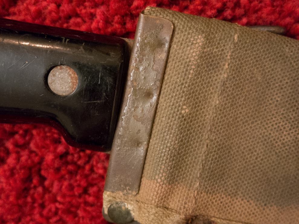 WWII USMC Camo Painted Machete - FIELD & PERSONAL GEAR SECTION - U.S ...