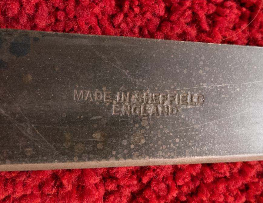 WWII USMC Camo Painted Machete - FIELD & PERSONAL GEAR SECTION - U.S ...