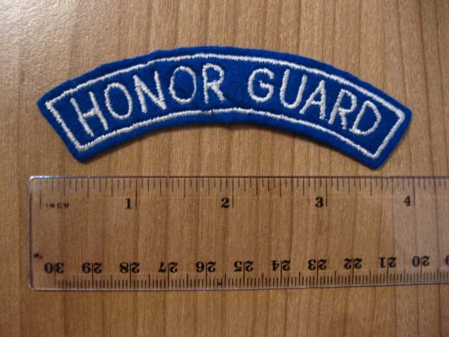 Honor Guard Tab ? - ARMY AND USAAF - U.S. Militaria Forum