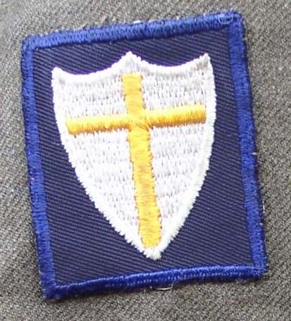 WWII Dated US Ike Jacket with British Formation Sign - UNIFORMS - U.S ...