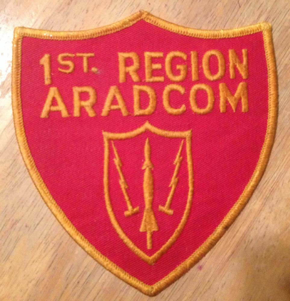First Region ARADCOM Patch - ARMY AND USAAF - U.S. Militaria Forum