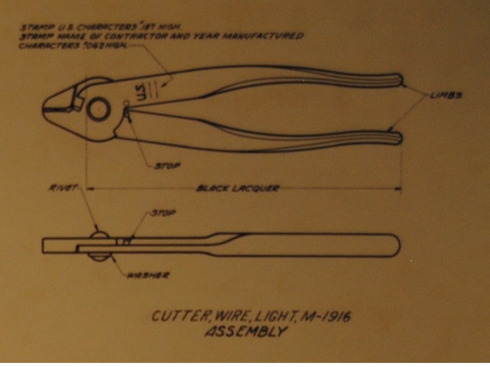 M1910 Wire Cutters - FIELD & PERSONAL GEAR SECTION - U.S. Militaria Forum