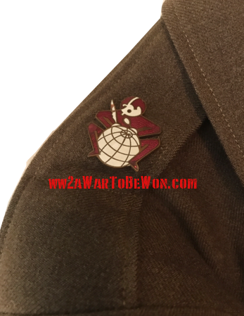 64th Topographic Engineer Ike with Japanese made insigni - UNIFORMS - U ...