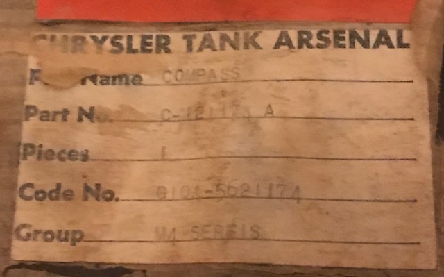 WW2 Tank Compass - MILITARY VEHICLES - U.S. Militaria Forum