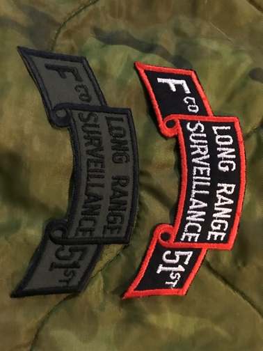 F Co 51st Inf LRSC Scrolls - MISCELLANEOUS / OTHER - U.S. Militaria Forum