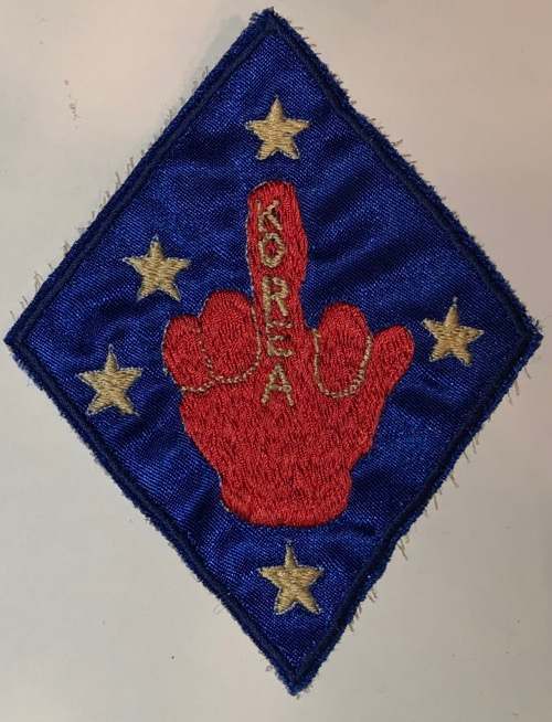 Korea USMC Middle Finger Patch - MARINES - U.S. Militaria Forum