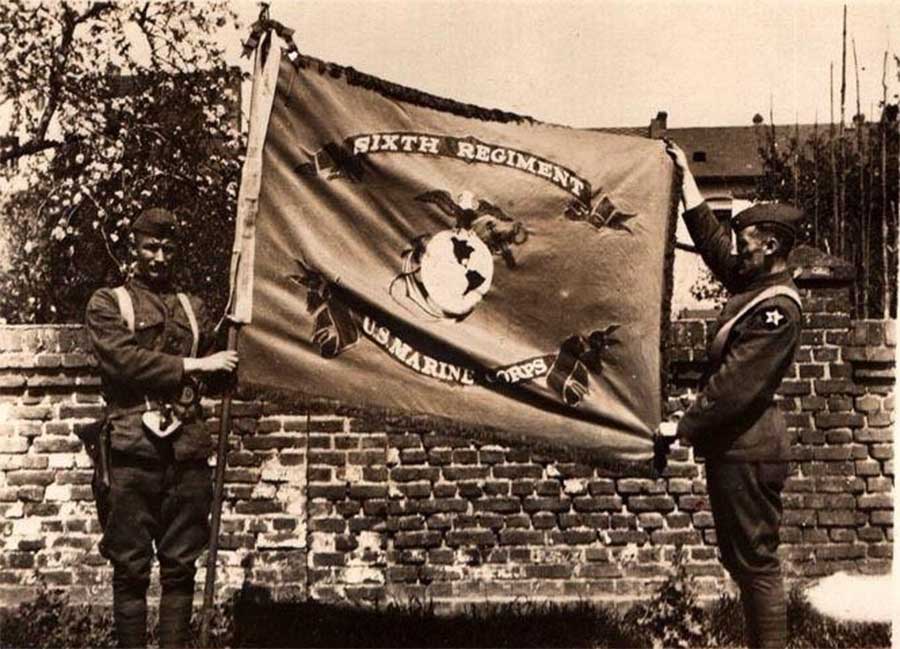 Old blue style USMC flags - MISC MILITARIA - U.S. Militaria Forum