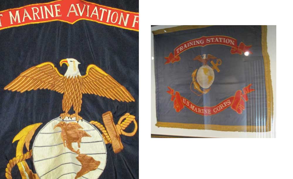 Old blue style USMC flags - MISC MILITARIA - U.S. Militaria Forum
