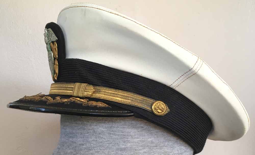 Named Navy Captains Cover - NAVAL & SEA SERVICE UNIFORMS - U.S ...