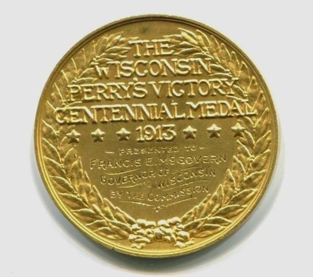 The Wisconsin Perry’s Victory Centennial Gold Medal - MEDALS ...