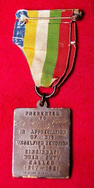 Guarding the Home Front in WW1 - Cincinnati Home Guard medal - MEDALS ...
