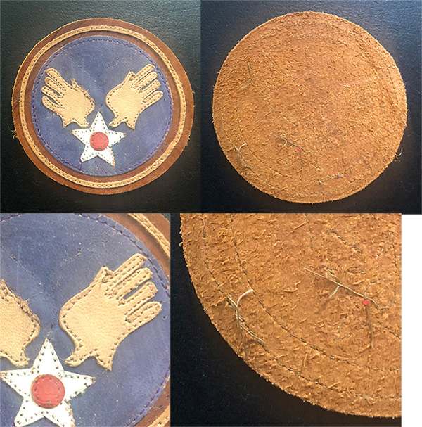 Real or a repo leather patch - ARMY AND USAAF - U.S. Militaria Forum