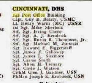 USMC recruiting window card WW2 Cincinnati, OH - HOMEFRONT & THE WAR ...