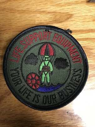 life support equipment patch military? - CAN YOU IDENTIFY THIS PATCH ...