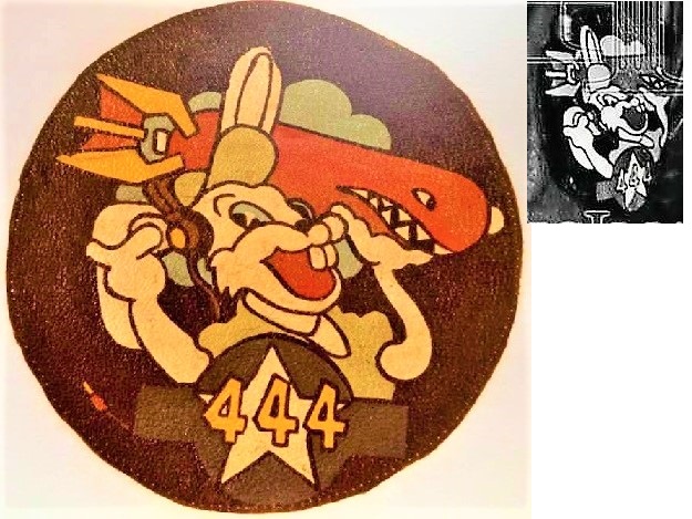 444th Bomb Sqd variations, and color imageof one just found - ARMY AND ...