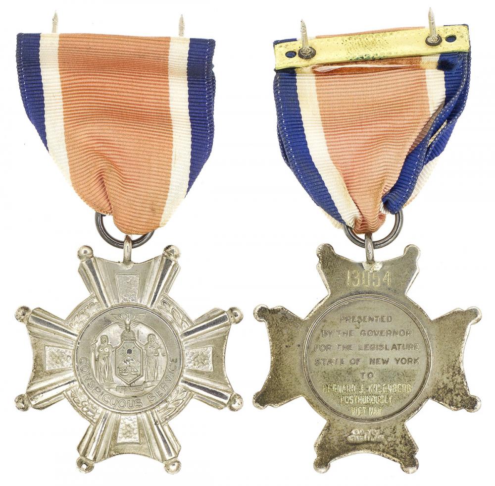A Posthumous New York Conspicuous Service Cross to a Civilian - MEDALS ...