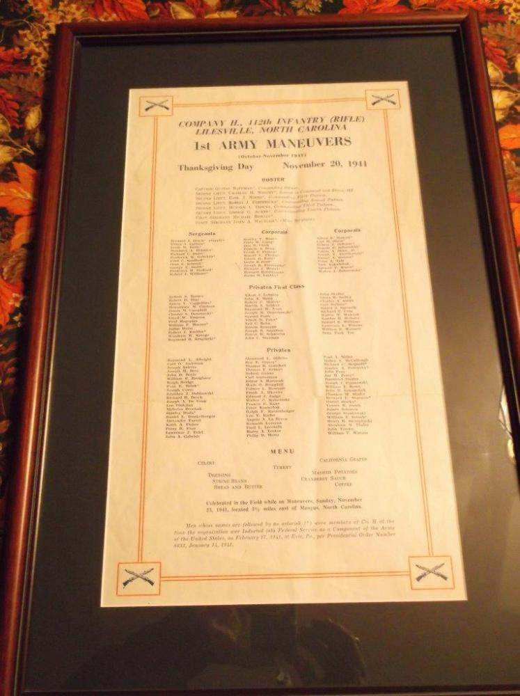 Military Thanksgiving Day Menus - Post your own here! - Page 3 ...