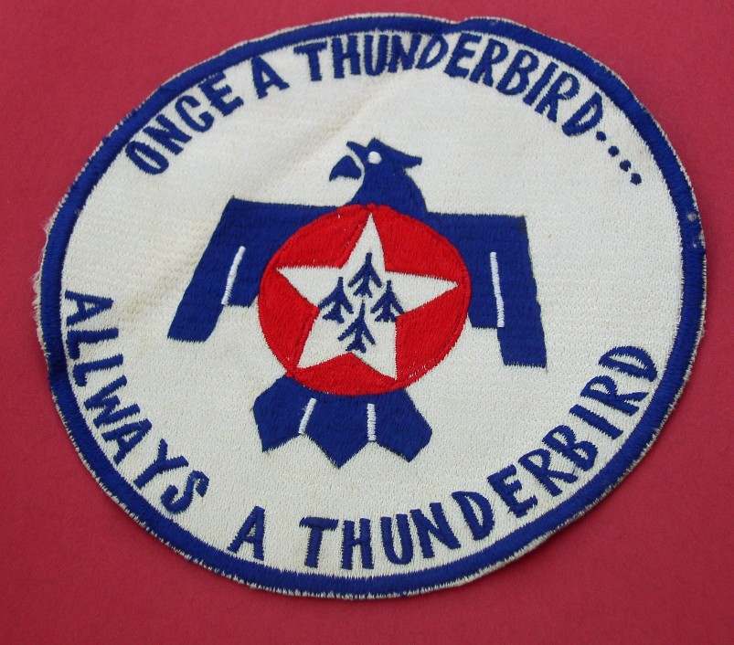 Unique USAF Thunderbirds Patch - AIR FORCE (USAAF IS WITH ARMY) - U.S. Militaria Forum