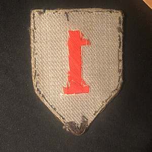 Is this First Division patch from WWI? - ARMY AND USAAF - U.S ...